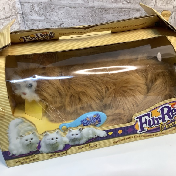 Hasbro | Toys | Fur Real Friends Cat White Orange Rare Hasbro Rare ...
